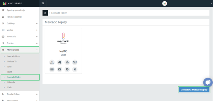 ¿Cómo conectar tu cuenta de Mercado Ripley con Multivende? – Help Center